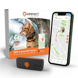 Weenect XS GPS Tracker f&uuml;r Katzen Schwarz