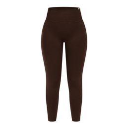Smilodox Leggings Invisible Scrunch Seamless Elin Damen Gr&ouml;&szlig;e M dunkelbraun