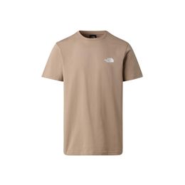 The North Face T-Shirt 'Summerdale' Herren Gr&ouml;&szlig;e XL beige / wei&szlig;