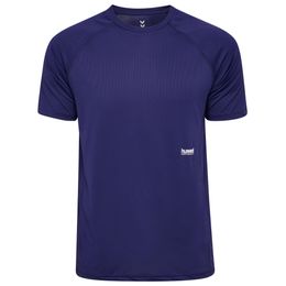 Hummel Funktionsshirt 'Pulse' Herren Gr&ouml;&szlig;e M violettblau / wei&szlig;