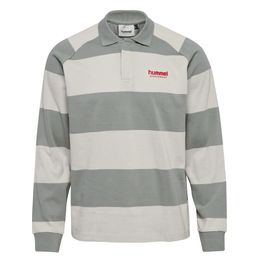Hummel Poloshirt Herren Gr&ouml;&szlig;e XL grau / hellgrau / rot