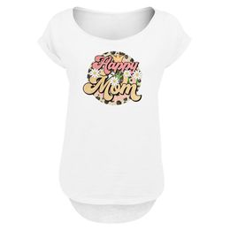 F4NT4STIC Shirt 'Mothers Day Floral Design Happy Mom Motherhood Appreciation' female White size M
