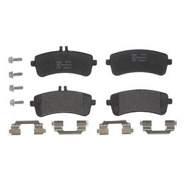 Brembo Bremsbelagsatz, Scheibenbremse hinten rechts links mit Zubehör für MERCEDES-BENZ A0074200320 4203202 A0074200220 P 50 125