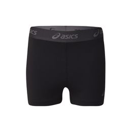 asics Sportshorts 'ESSENTIAL' Damen Gr&ouml;&szlig;e XS grau / dunkelgrau / schwarz