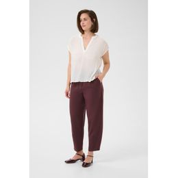 Kaffe Kurzarm-Bluse KAanja Regular fit in Chalk | Gr.: 34