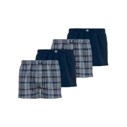 Ceceba Web-Boxershorts 4er Pack in Blau | Gr.: L