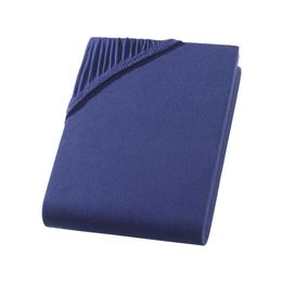 Carpe Sonno Jersey Spannbettlaken in Navy Blau | Gr.: 180 x 200 cm