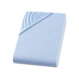 Carpe Sonno Jersey Spannbettlaken in Hellblau | Gr.: 70 x 140 cm