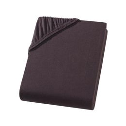 Carpe Sonno Jersey Spannbettlaken in Braun | Gr.: 130 x 200 cm