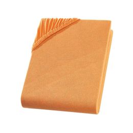 Carpe Sonno Jersey Spannbettlaken in Orange | Gr.: 90 x 200 cm