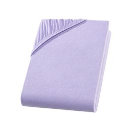 Carpe Sonno Jersey Spannbettlaken in Flieder | Gr.: 180 x 200 cm
