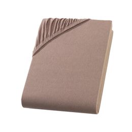 Carpe Sonno Jersey Spannbettlaken in Nougat | Gr.: 100 x 200 cm