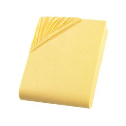 Carpe Sonno Jersey Spannbettlaken in Gelb | Gr.: 180 x 200 cm