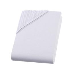 Carpe Sonno Jersey Spannbettlaken in Wei&szlig; | Gr.: 140 x 200 cm