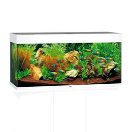 JUWEL Rio 180 LED Komplett Aquarium ohne Schrank weiß