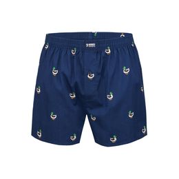 Happy Shorts Boxer ' Motives ' Herren Gr&ouml;&szlig;e XL dunkelblau