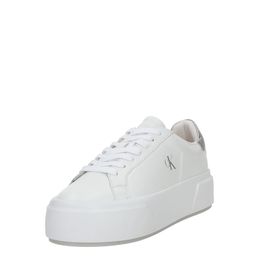 Calvin Klein Sneaker Damen Gr&ouml;&szlig;e 41 silber / wei&szlig;