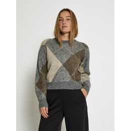 Minus Sweater 'Revea' female Brown, Grey size S