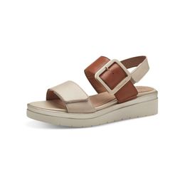 Tamaris Sandale Damen Gr&ouml;&szlig;e 45 beige / hellbeige / braun