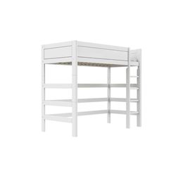 Lifetime Hochbett mit Leiter 120cm Basis wei&szlig; Ma&szlig;e (cm): B: 207 H: 177 T: 132.0 &raquo; H&ouml;ffner