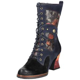 Laura Vita Schnürstiefel »Stiefel Leder/Textil« Schwarz 37 37 Verschluss: Schnürung