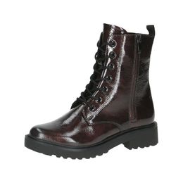 Caprice Schnürstiefelette »Stiefelette Nappaleder« Bordeaux 36 36 Verschluss: Schnürung