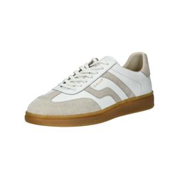 Gant Sneaker »Sneaker Leder« Weiß/Beige 45 45 Verschluss: Schnürung