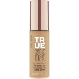Catrice Foundation »True Skin Hydrating Foundation« mit hoher Deckkraft Warm Caramel „Real Skin“-Finish für einen natürlichen Teint