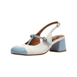 Fly London Slingpumps »Pumps Leder« Weiß/Blau 37 37 Verschluss: Schließe