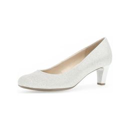 Gabor Pumps »Pumps Lederimitat« Silber 43 43 Verschluss: Schlupfschuh