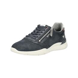 Mustang Shoes Sneaker »Sneaker Lederimitat« Navy 40 40 Verschluss: Schnürung