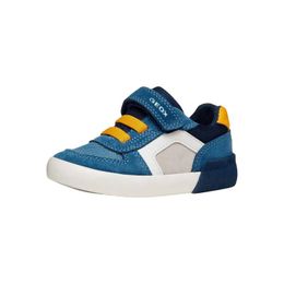 Geox Sneaker »Sneaker Leder/Textil« Blau/Gelb 23 23 Verschluss: Klettverschluss