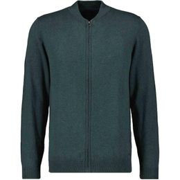 Ragman Strickfleecejacke Dunkelgr&uuml;n-357 4XL5860 4XL5860 Baumwolle-Kaschmir-Mix