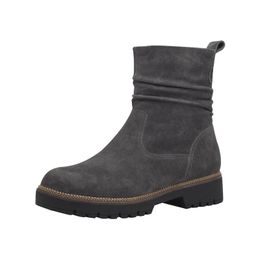 Tamaris Stiefelette »Stiefelette Leder« Dunkelgrau 37 37 Verschluss: Reißverschluss