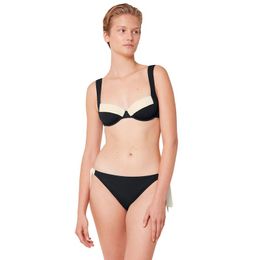 Triumph Balconette-Bikini-Top »Summer Glow W 02 sd« Struktur-Piqué BLACK 46 - Cup C Cup C 46 Balconette-Bikini-Top mit klassischem Ausschnitt