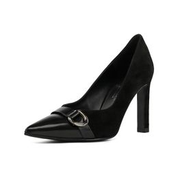 Peter Kaiser Pumps »Pumps Veloursleder« Schwarz/Rosa 37,5 37,5 Verschluss: Schlupfschuh