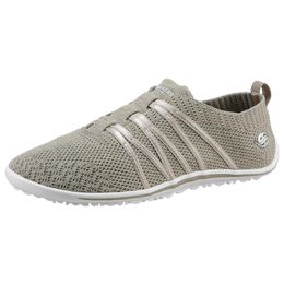Dockers by Gerli Barfu&szlig;schuh, Schlupfschuh, Sneaker, Sommerschuh in l&auml;ssiger Strick-Optik beige/natur 40 40 Barfu&szlig; reinschlupfen und sich wohlf&uuml;hlen