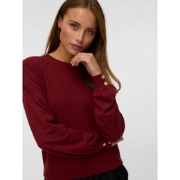 Véro Moda VERO MODA Strickpullover »VMHOLLYKARIS LS O-NECK PULLOVER BOO« Syrah M M Pullover von Vero Moda