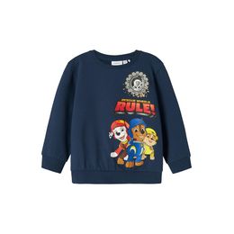 name it Sweatshirt Jungen Gr&ouml;&szlig;e 110 dunkelblau / gelb / grau / knallrot