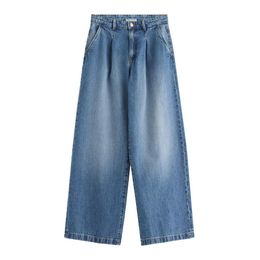 Lindex Pleated Jeans female Blue size 36