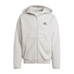 adidas Sportswear Athletic Zip-Up Hoodie 'FI' male Grey size S