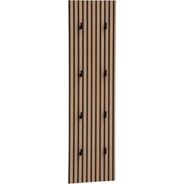 Garderobenpaneel Schildmeyer "Ryker Hakenpaneel, Breite 30 cm", akustikpaneel, optik, B:30cm H:110,6cm T:2,6cm, Holzwerkstoff, Garderobenpaneele