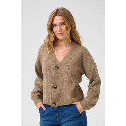 Cream Knit Cardigan 'CRHoliday' female Brown size L/XL
