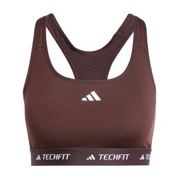 adidas Performance Sports Bra 'TECHFIT Medium-Support' female Brown size XS