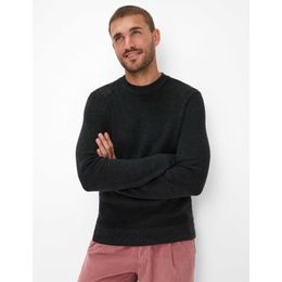 Brax Herren Strickpullover Style ROY cement, dunkelgrau, Gr. L
