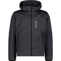 CMP Softshelljacke Herren - grau - Gr. 56 - Polyester