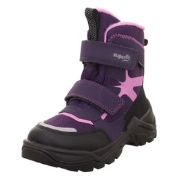 Winterboots Superfit "SNOW MAX WMS: weit", M&auml;dchen, Gr. 34, lila, rosa, Synthetik, Textil, Schuhe Winterboots, Snowboots f&uuml;r breite F&uuml;&szlig;e geeignet, Gr&ouml;&szlig;enschablone zum Download