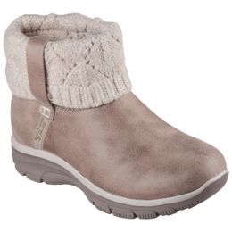 Winterboots Skechers "EASY GOING-", Damen, Gr. 39, grau (taupe), Lederimitat, Textil, used, Schuhe, Winterschuh, Schlupfstiefel mit 3M Scotchgard-Imprägnierung, Topseller