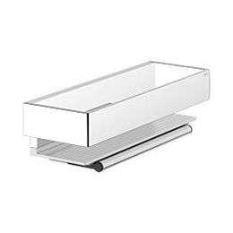 KEUCO Edition 11 Duschkorb 11159010000 Aluminium silber-eloxiert/chrom mit Glasabzieher