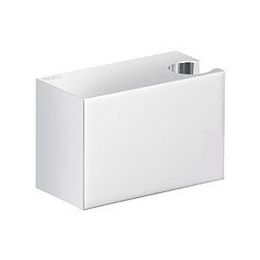 KEUCO Schlauchanschluss 51192130000 DN 15, mit Wandbrausehalter, Schwarzchrom gebürstet